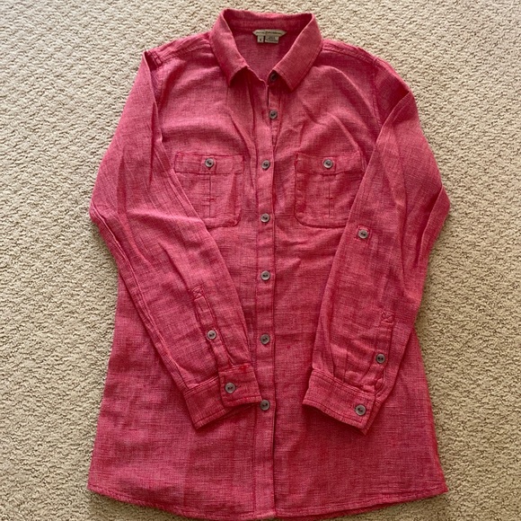 Royal Robbins | Tops | Royal Robbins Redwhite Blouse | Poshmark